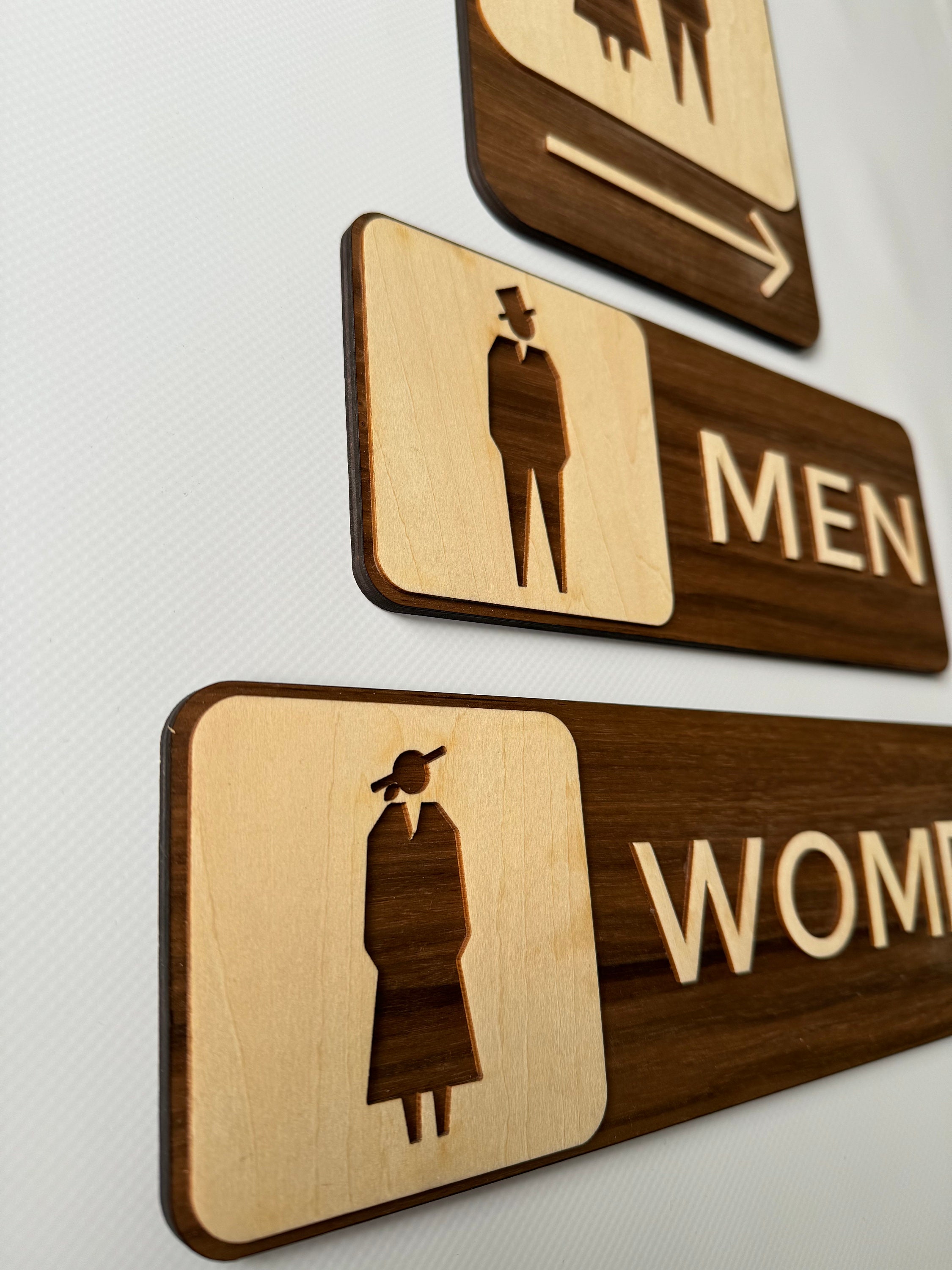 Restroom Door Sign, Toilet Door Sign, Toilet Plate, Toilet Plaque ...