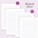 Black and Colorful Printable Handwriting Practice Paper, Printable ...