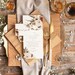 Rustic Wedding Menu Template, Dinner Menus Editable, Instant Download ...