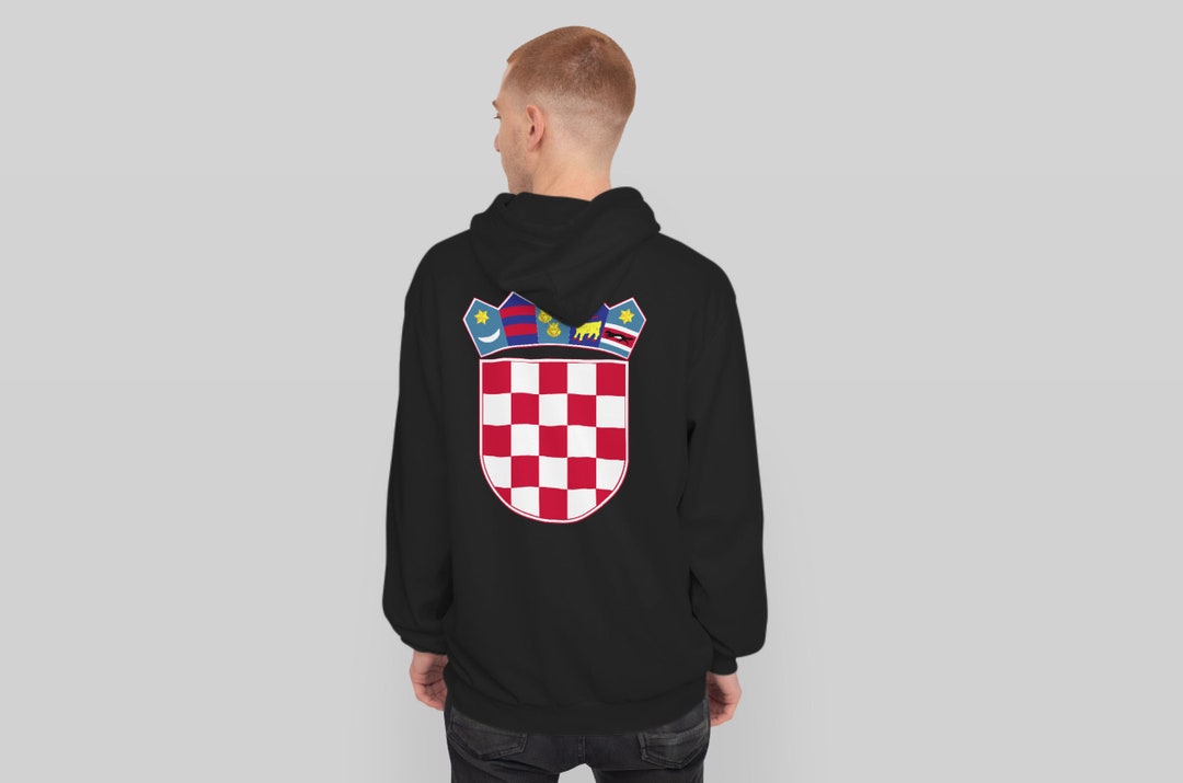 Croatia Coat of Arms Hoodie unisex Unique Coat of Arms Hoodie for Style ...