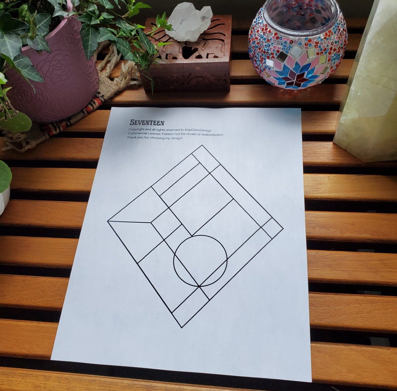 Stained Glass Template Design - Etsy