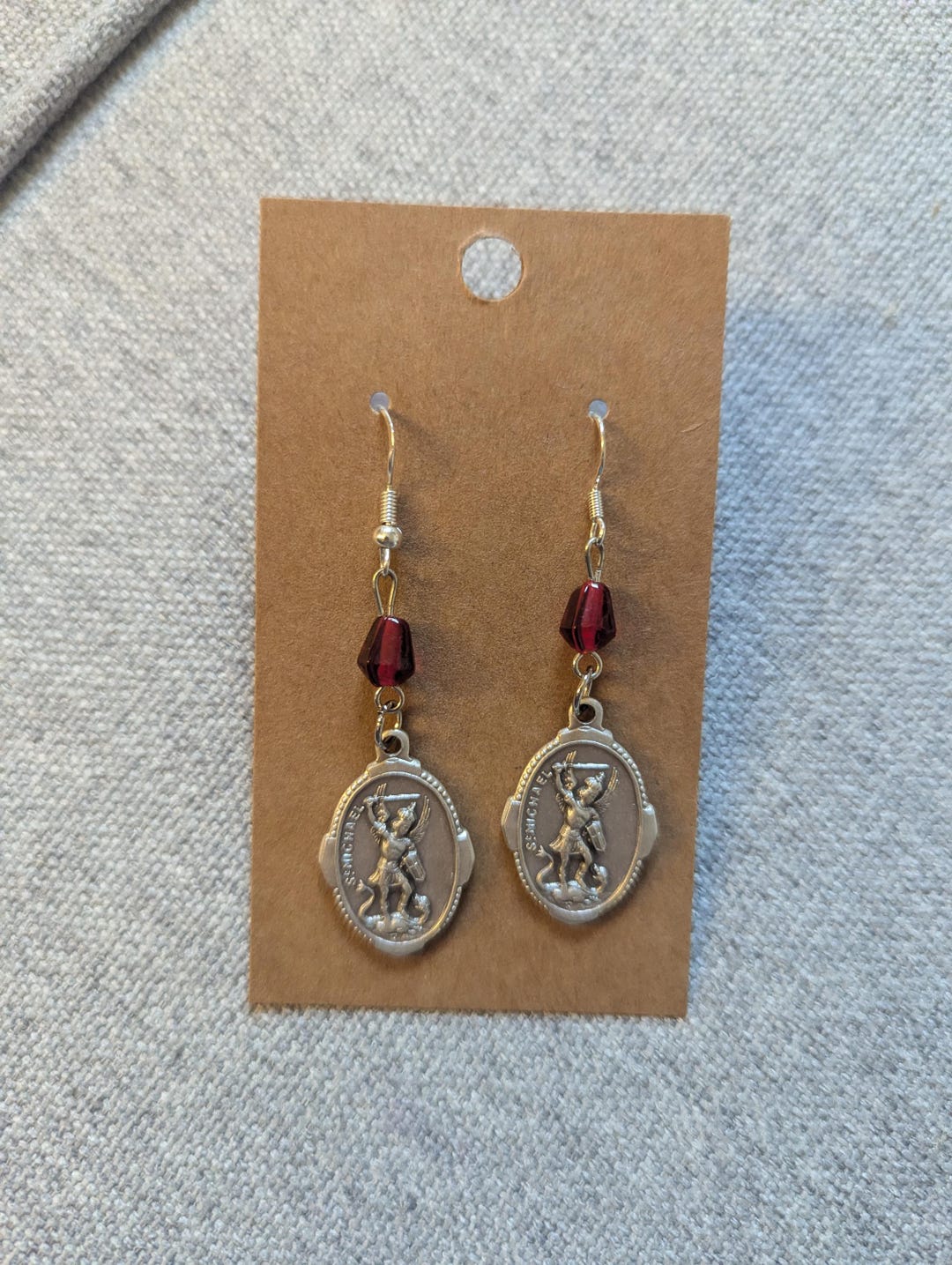 St. Michael the Archangel Earrings | Catholic Devotion | Christian ...