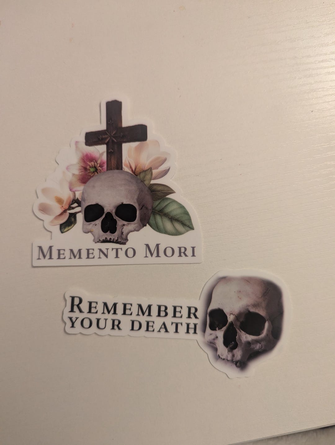 Memento Mori | Catholic Vinyl Stickers | 2 Variations | High-quality ...