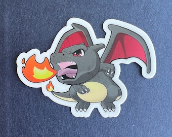 Mega Charizard X Sticker - Etsy