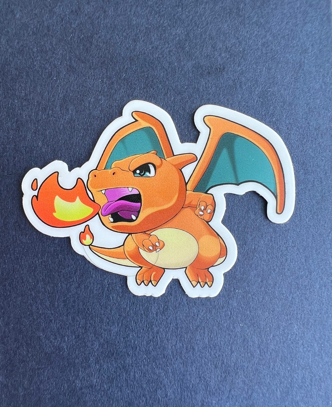 Charizard Premium Vinyl Sticker - Etsy