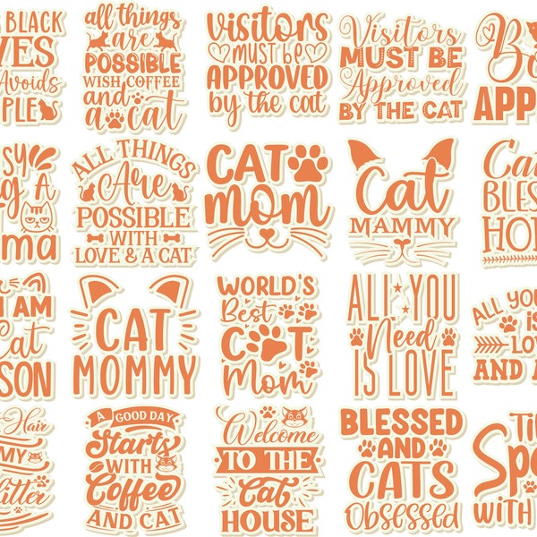 Cat Quotes Svg - Etsy