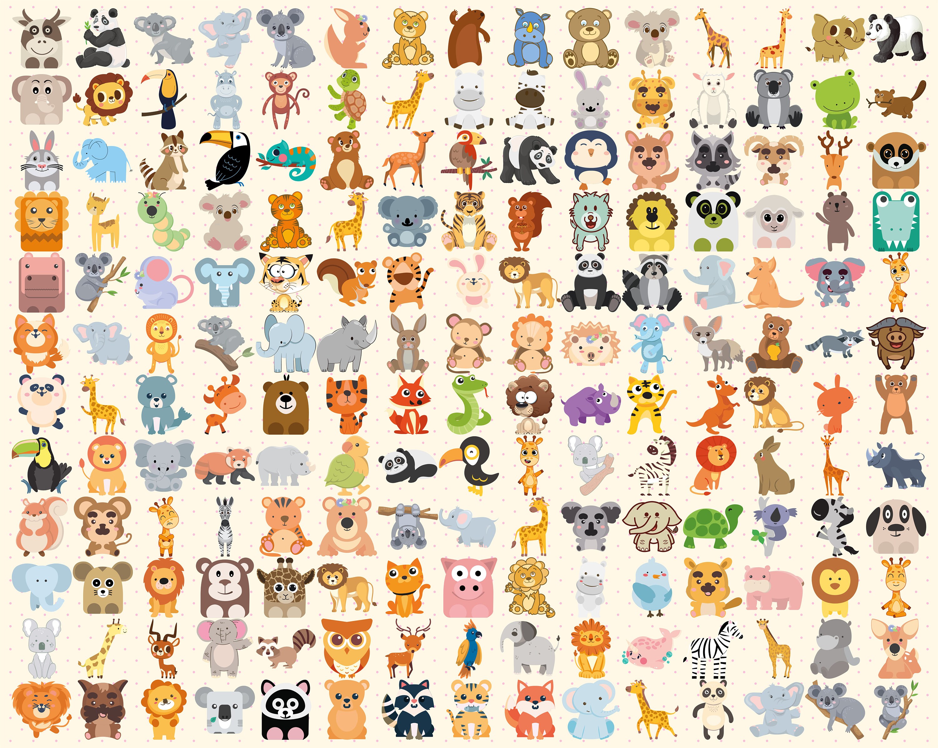 Animal SVG, Safari Animals SVG, Jungle Animals SVG, Cute Animals Svg ...