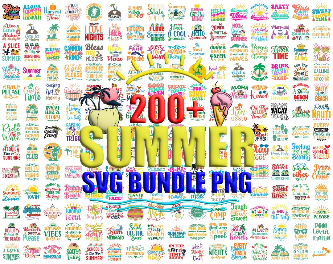2/ Summer SVG Bundle, Beach SVG, Lake SVG, Vacation Svg, Summertime Svg ...