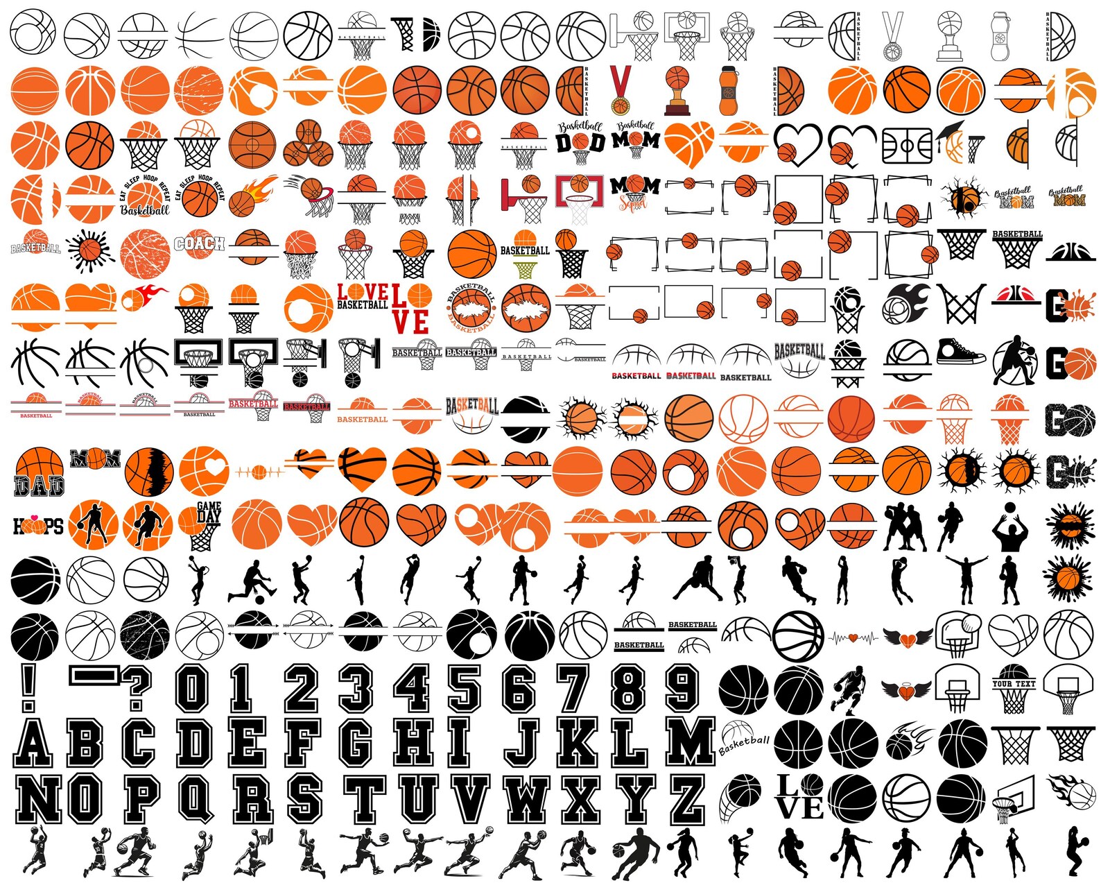 Basketball SVG Bundle - Etsy