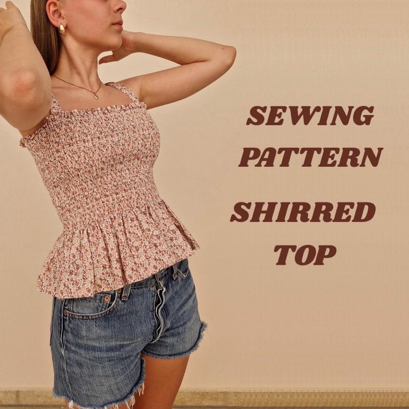 Smock Top Pattern - Etsy