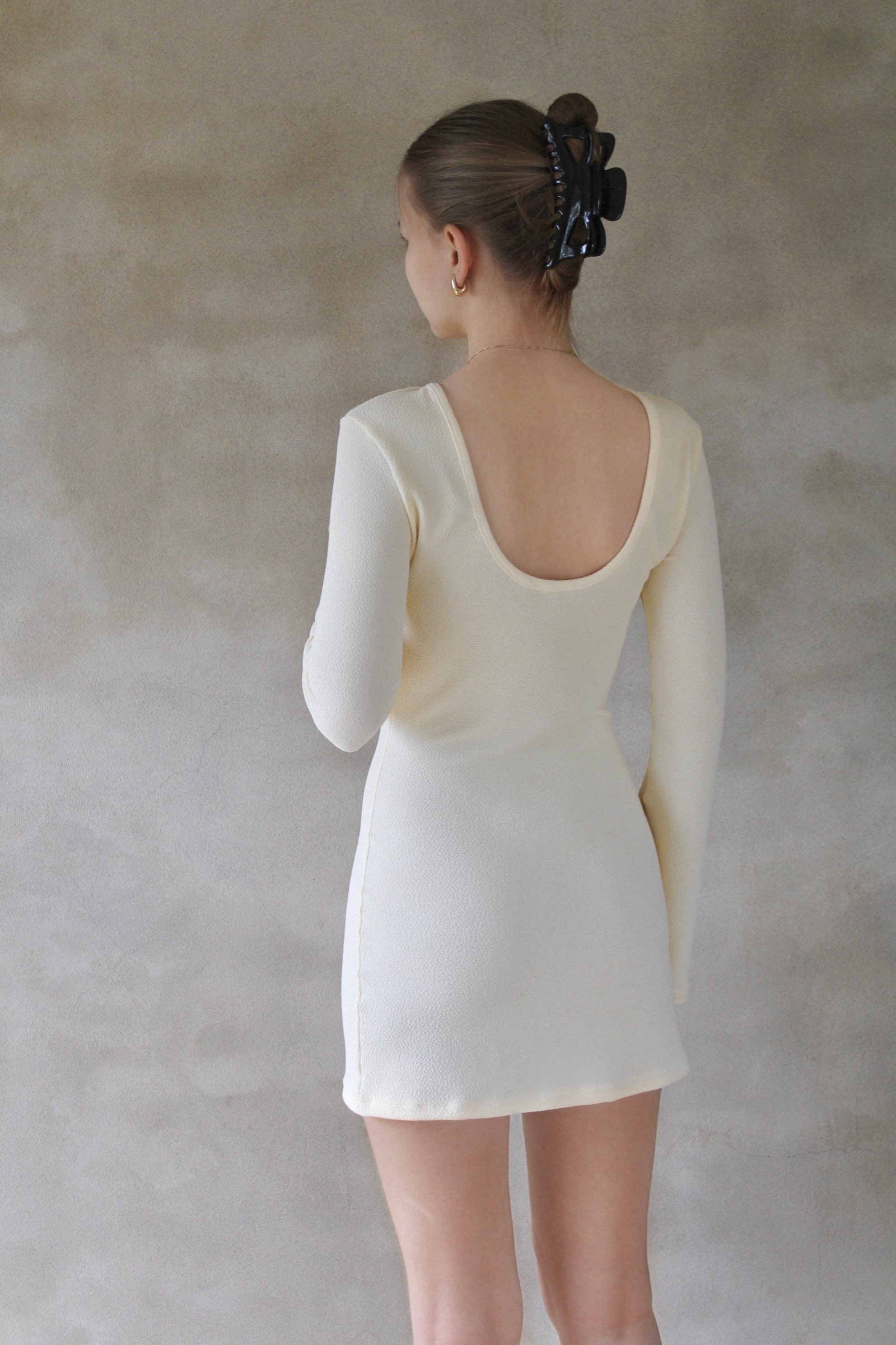 Low Back Minidress Sewing Pattern - Etsy
