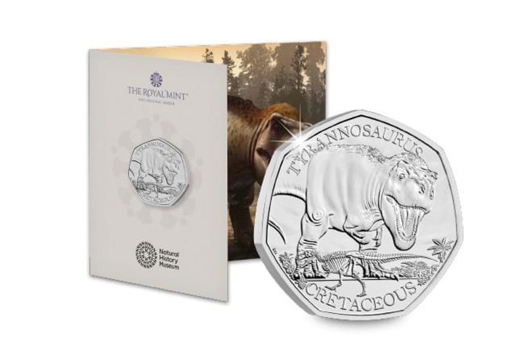 2024 Dino – 01 Tyrannosaurus Rex T-rex Dinosaur 50p Brilliant ...