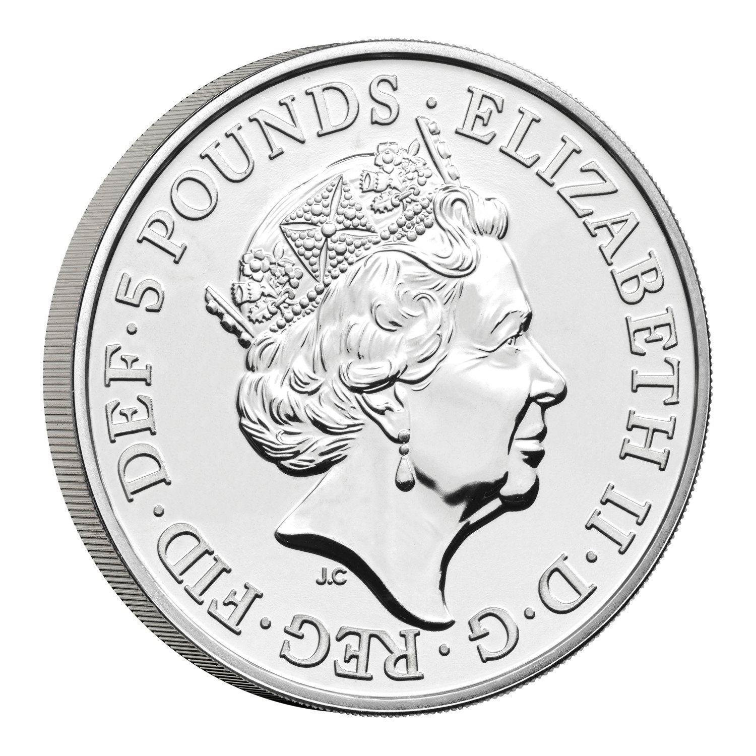 2023 Lunar Year of Rabbit UK 5 Pound Brilliant Uncirculated Coin in ...