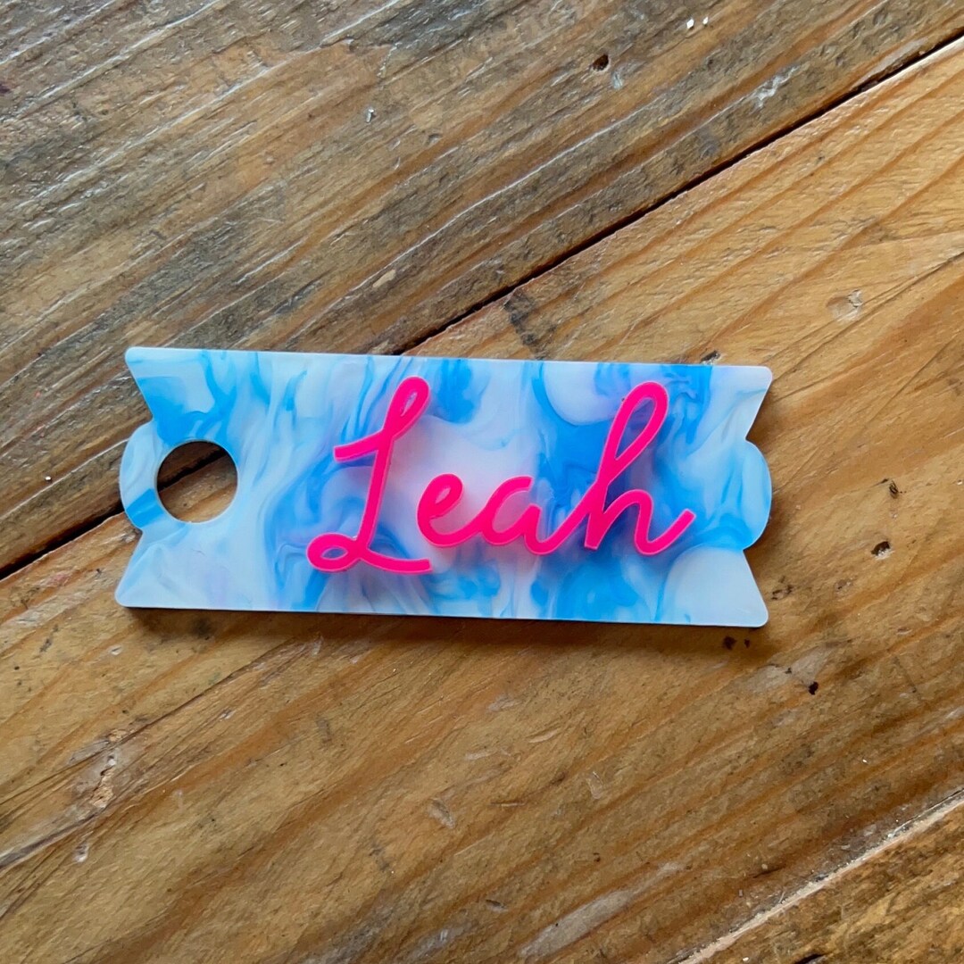 Personalized “LOVER” Topper | Stanley Name Plate | Stanley Topper Plate ...