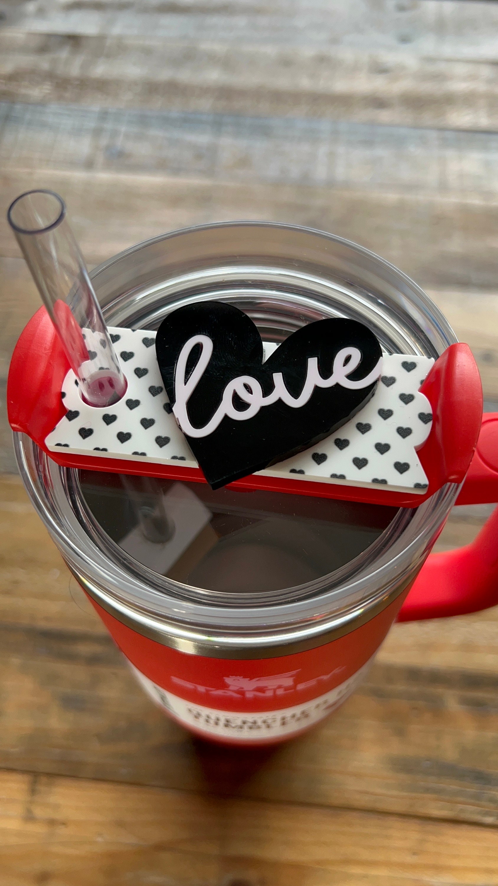 Lovely Hearts Stanley Plate | Stanley Name Plate | Stanley Topper Plate ...