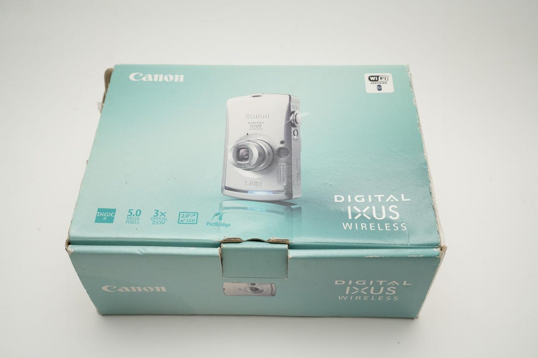 Canon Digital IXUS Wireless Y2K Camera Vintage Digicam Aesthetic - Etsy