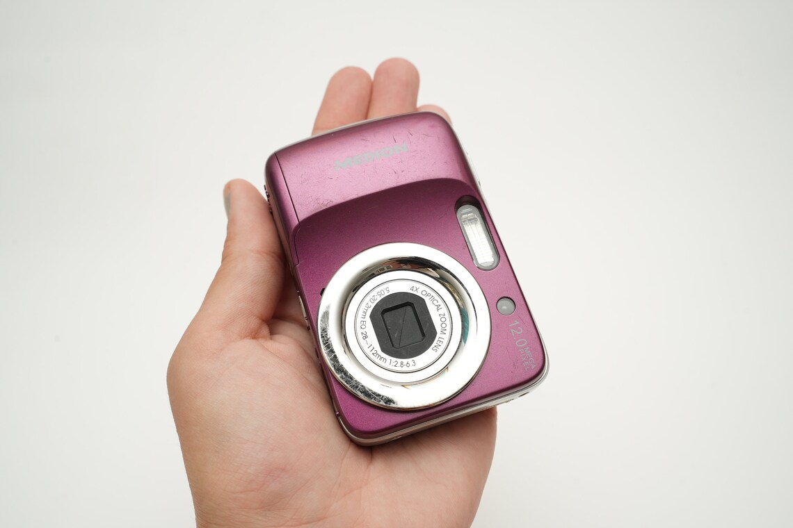 Purple Medion Digital Y2K Camera Vintage Digicam Aesthetic - Etsy