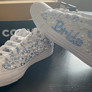 Custom Blinged Converse - Etsy