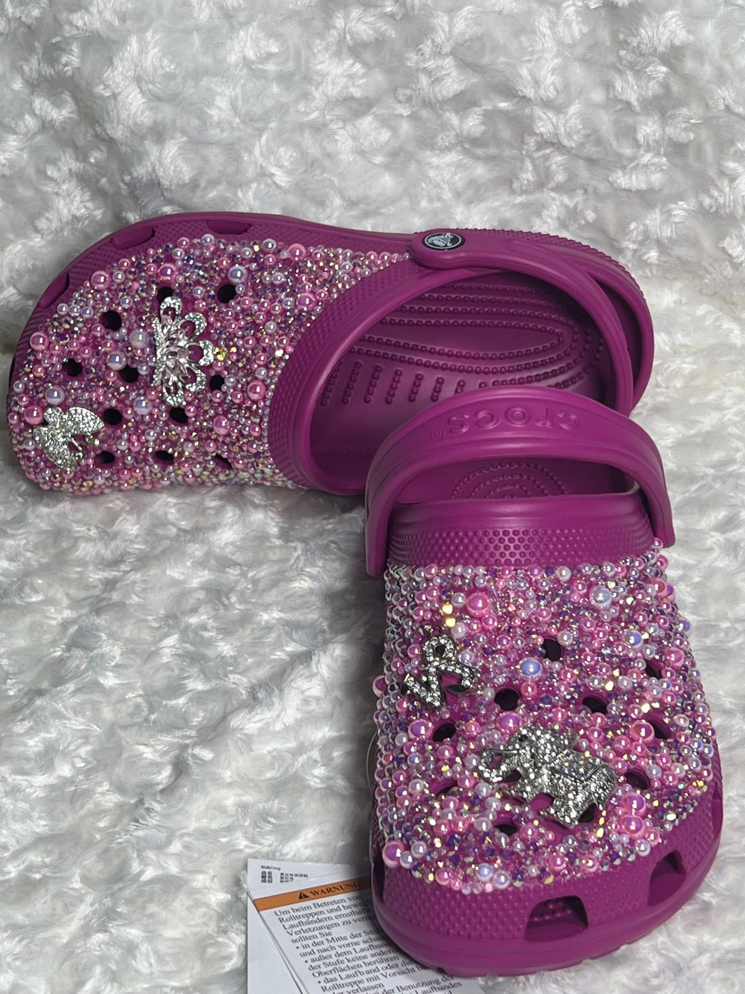 Custom Bling Crocs With Charms - Etsy