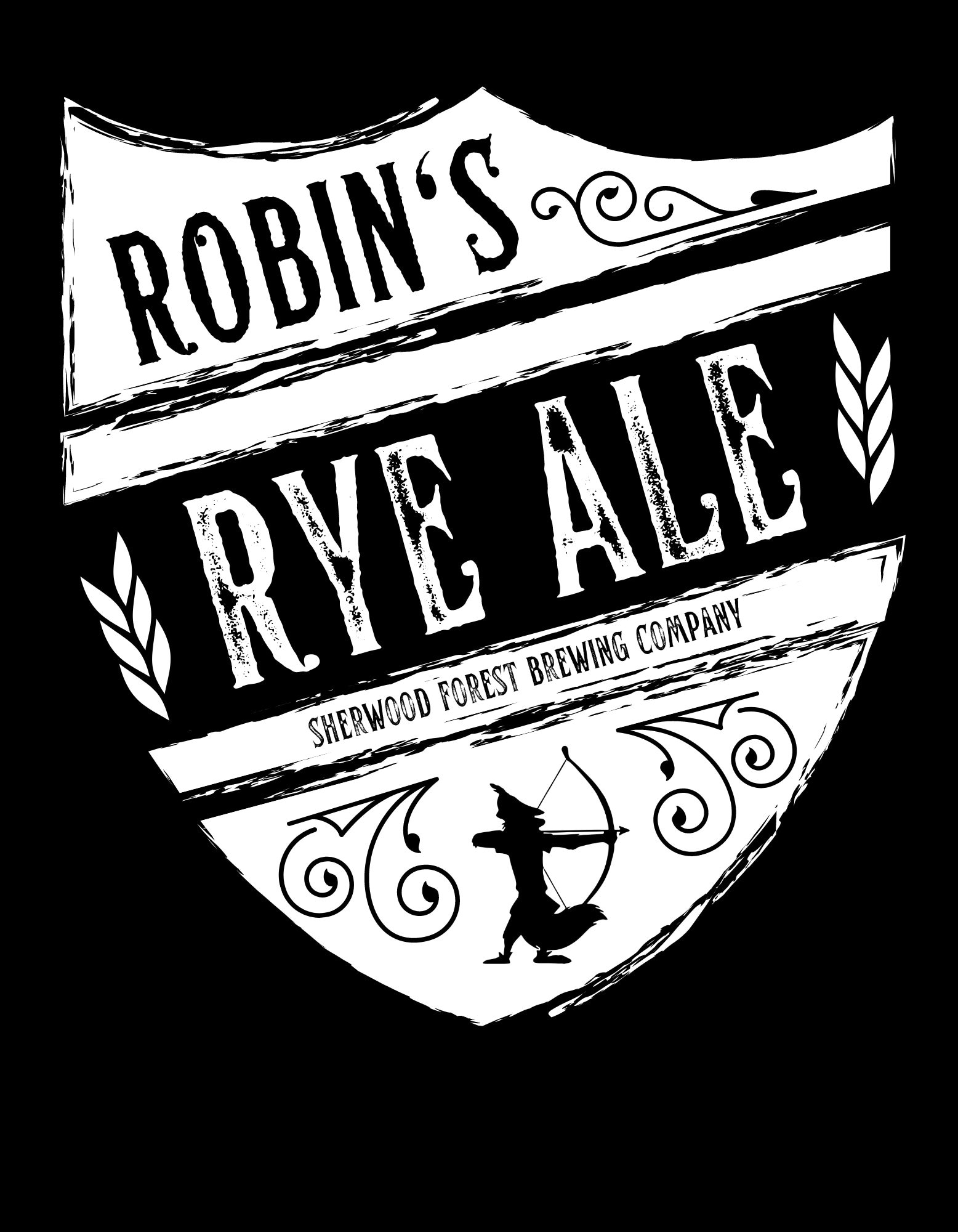 Robin Hood Shirt, Robin's Rye Ale, Robin Hood T-shirt, Sherwood Forest ...
