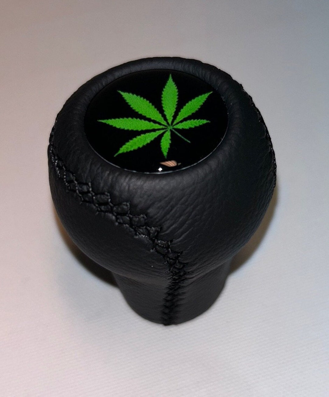 Mitsubishi Gear Shift Knob Evo Ralliart 4-5 Speed Red Stitches M10X1.25 ...