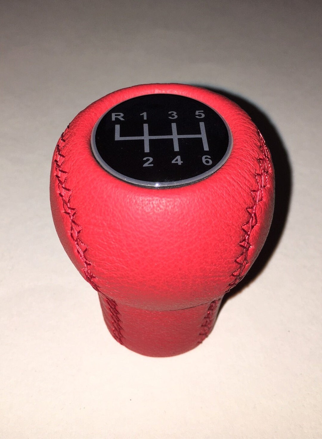 AUDI SPORT 6 Gear Leather Shift Knob B3 S2 A6 C4 C5 100 A4 B5 A8 S8 D2 ...