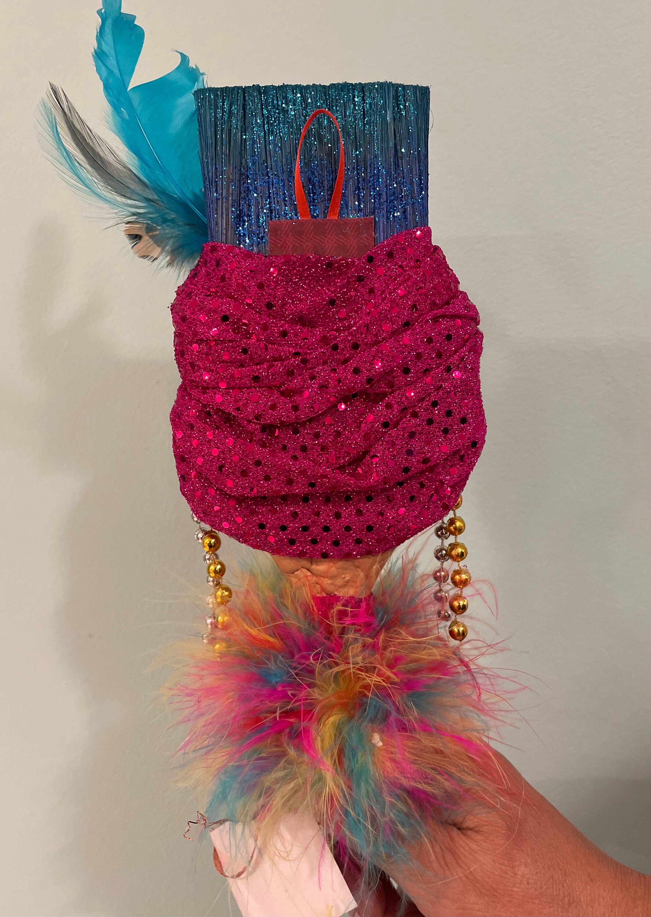 Simone the Drag Queen-paintbrush Wall Hanging - Etsy