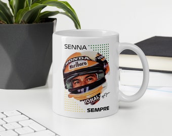Ayrton Senna Senna Sempre Vintage Photographic Art Unisex T-shirt in ...