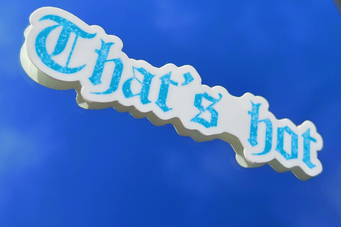 That's Hot Sticker| Pack | Packs | Stickers | Sheet | for Car | Girly ...