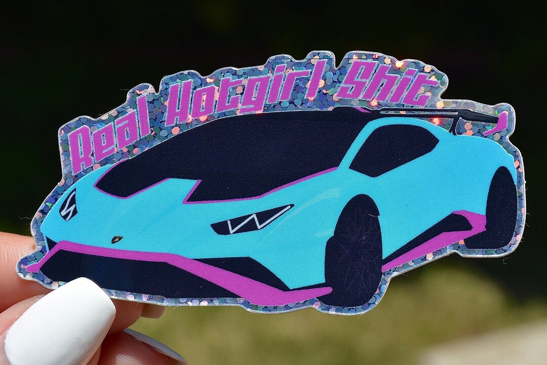 Real Hot Girl Shit Glitter Sticker, Stickers, Sheet, Pack, Packs ...
