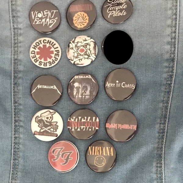 Band Pins - Etsy