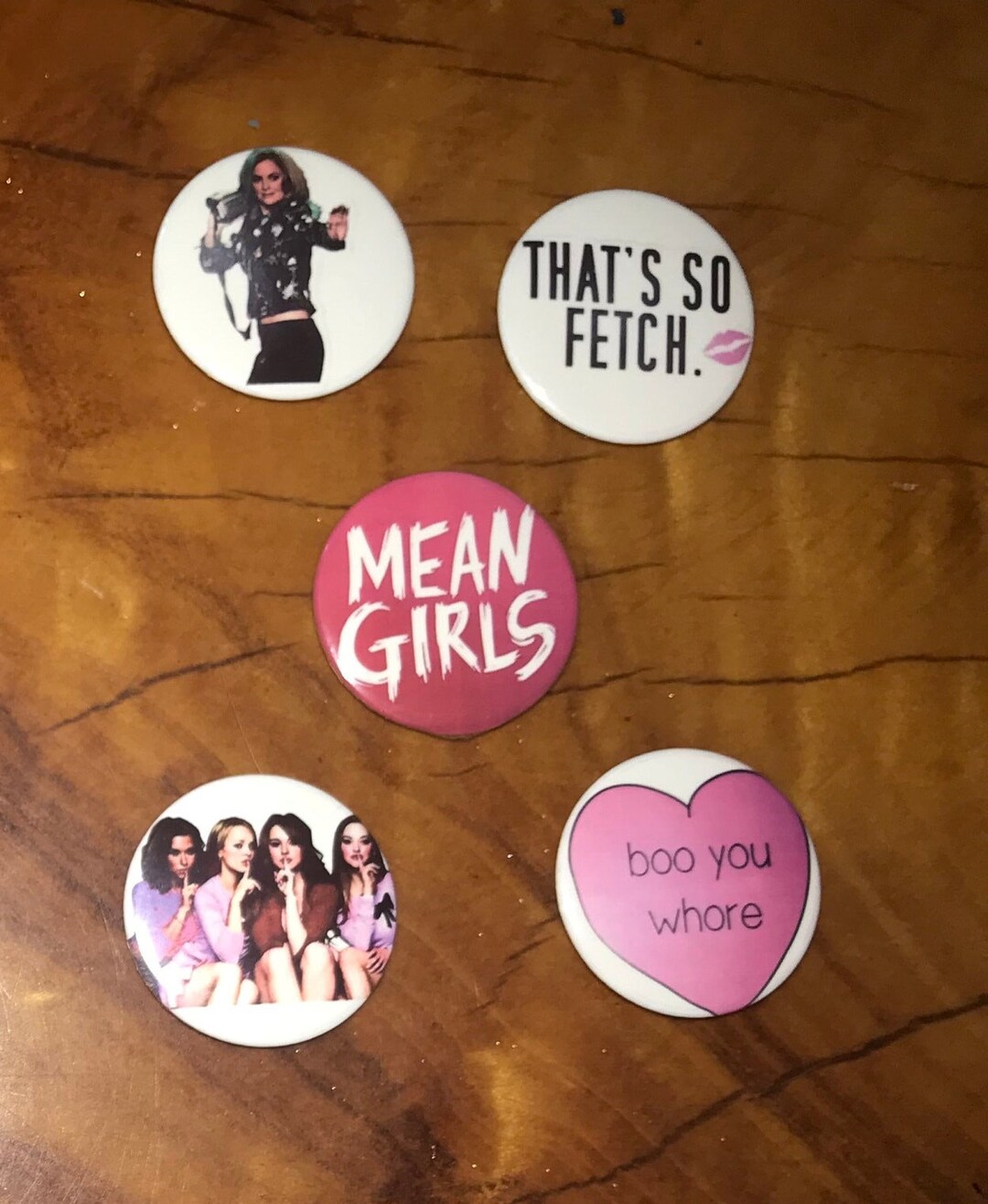 Set of 5 Mean Girls Movie Pinback Buttons 1.5” - Etsy