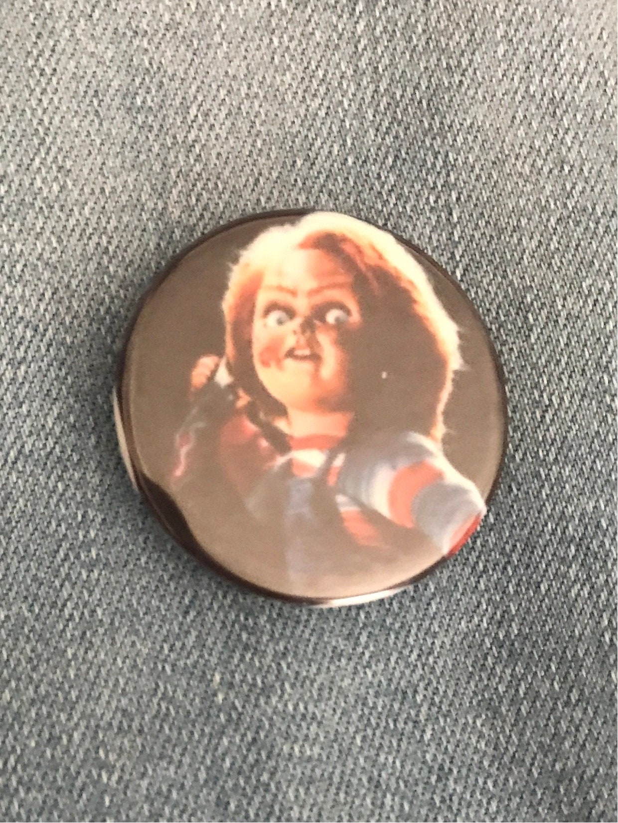 Horror Movie Pin Back Button 1.5. Chucky Freddy Krueger Jason It ...