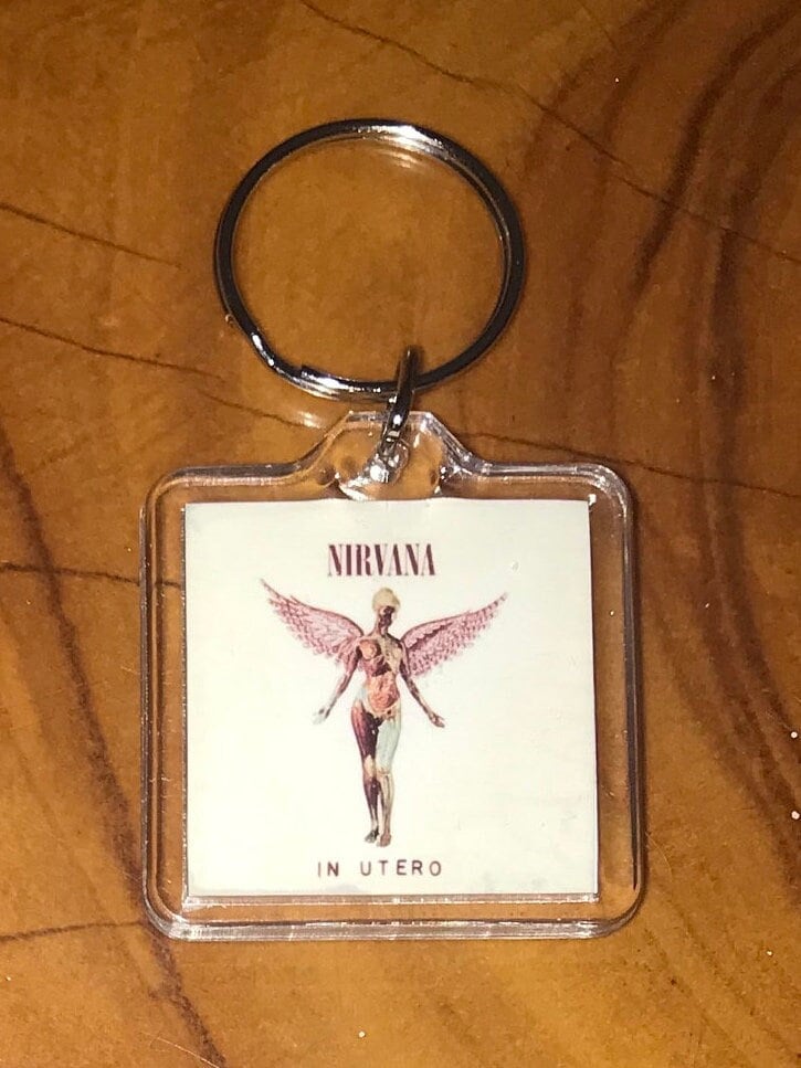 Nirvana in Utero CD Album Cover Keychain - Etsy