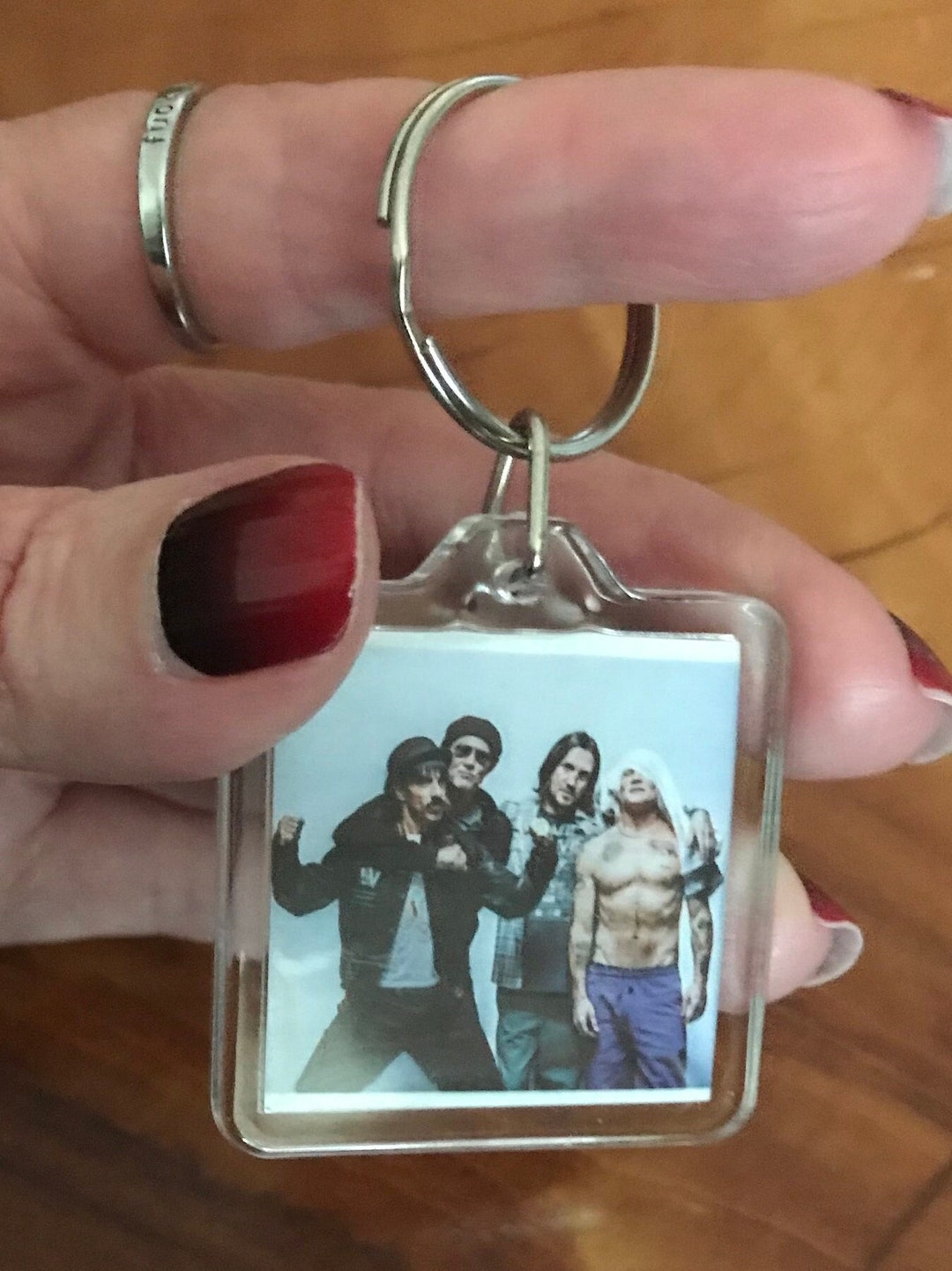 Red Hot Chili Peppers Band Logo Keychain - Etsy