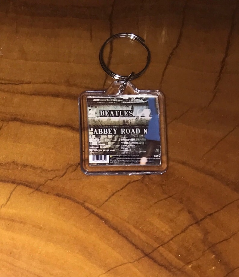 Beatles Abbey Road CD Album Cover Keychain - Etsy