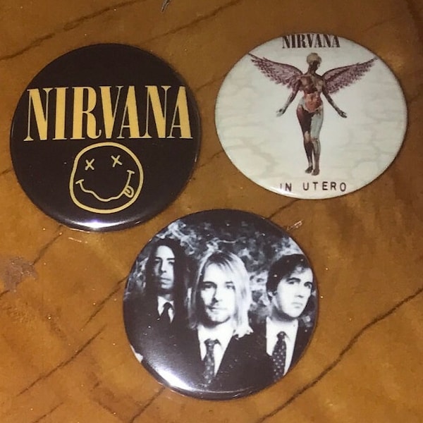Nirvana pin - Etsy
