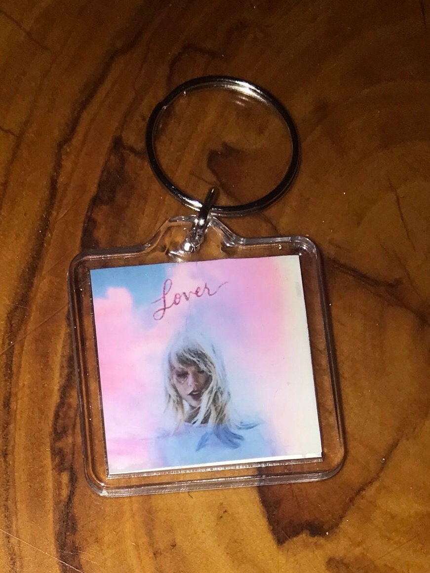 Taylor Swift Lover CD Album Cover Keychain - Etsy