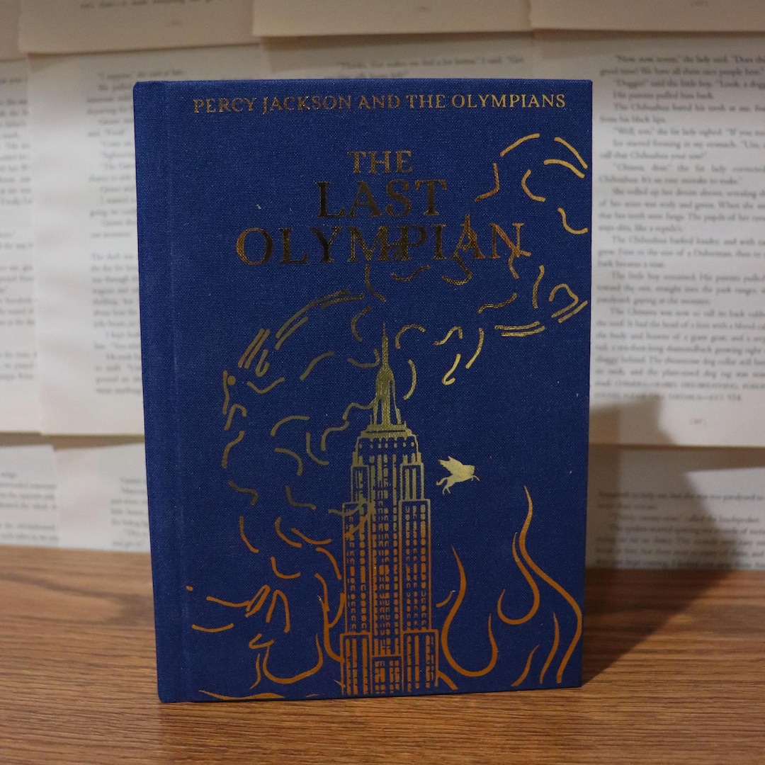 The Last Olympian | Percy Jackson and the Olympians Book 5 Rebind - Etsy