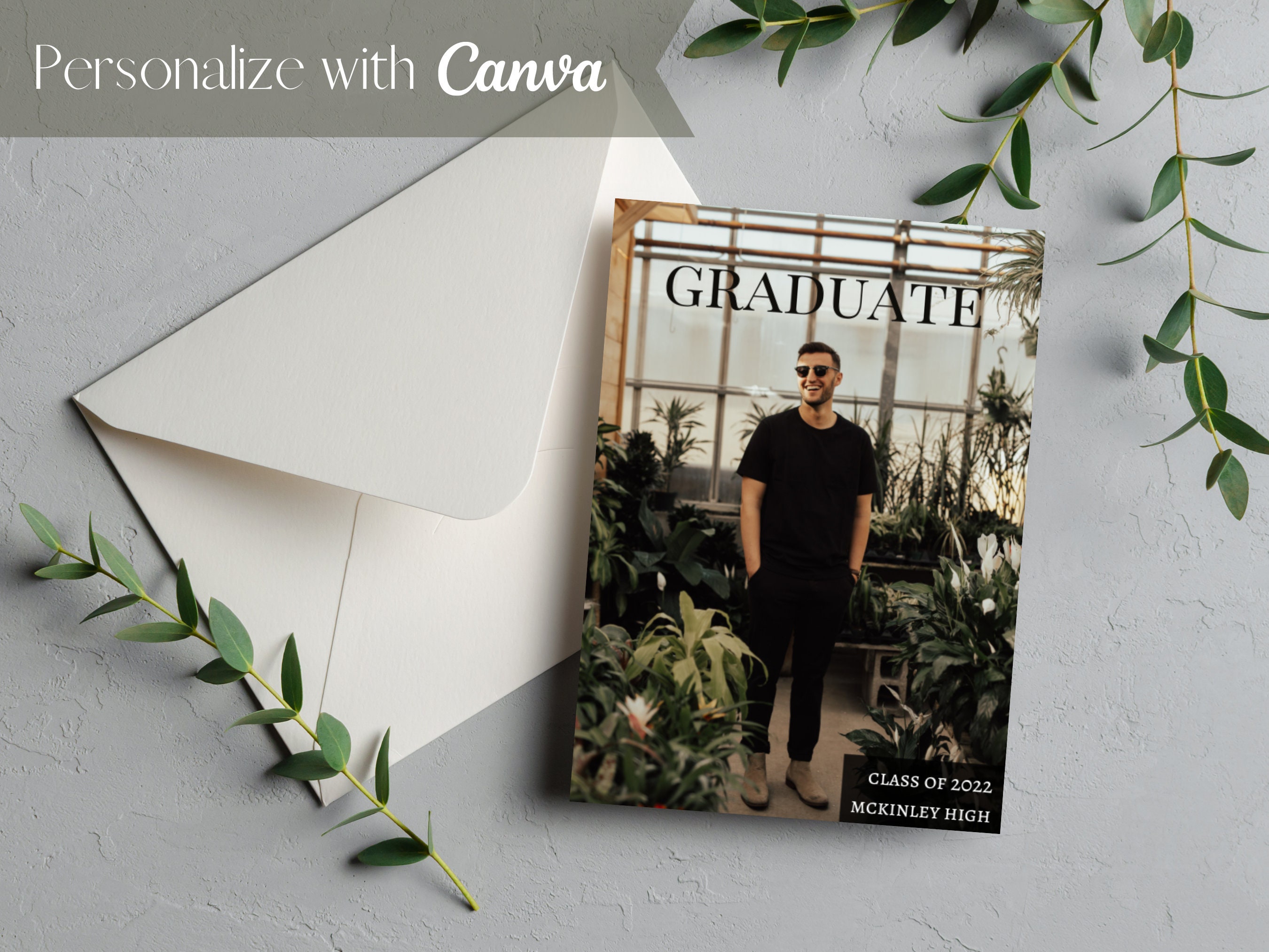 Graduation Invitation, Boy Graduation Invitation, Graduation Invitation ...