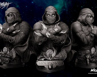 Moon Knight Bust - Etsy