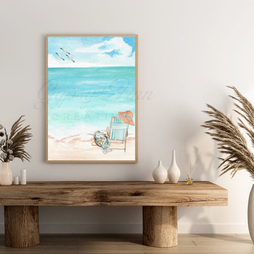 Gulf of Mexico - Beach Day Digital Print - Etsy