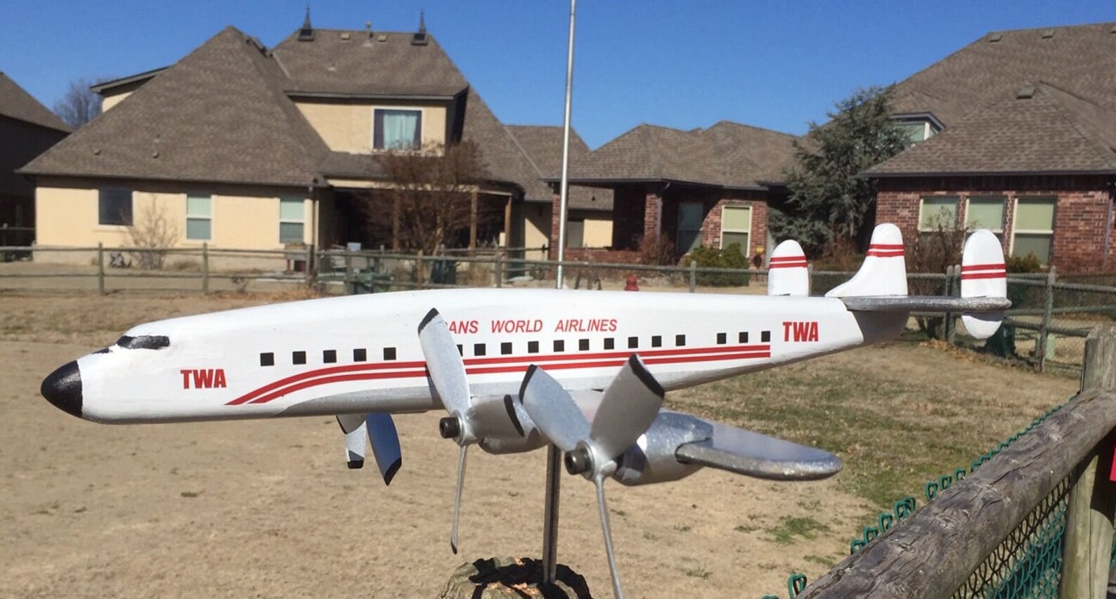 TWA Lockheed Constellation Wind Spinner Whirligig - Etsy