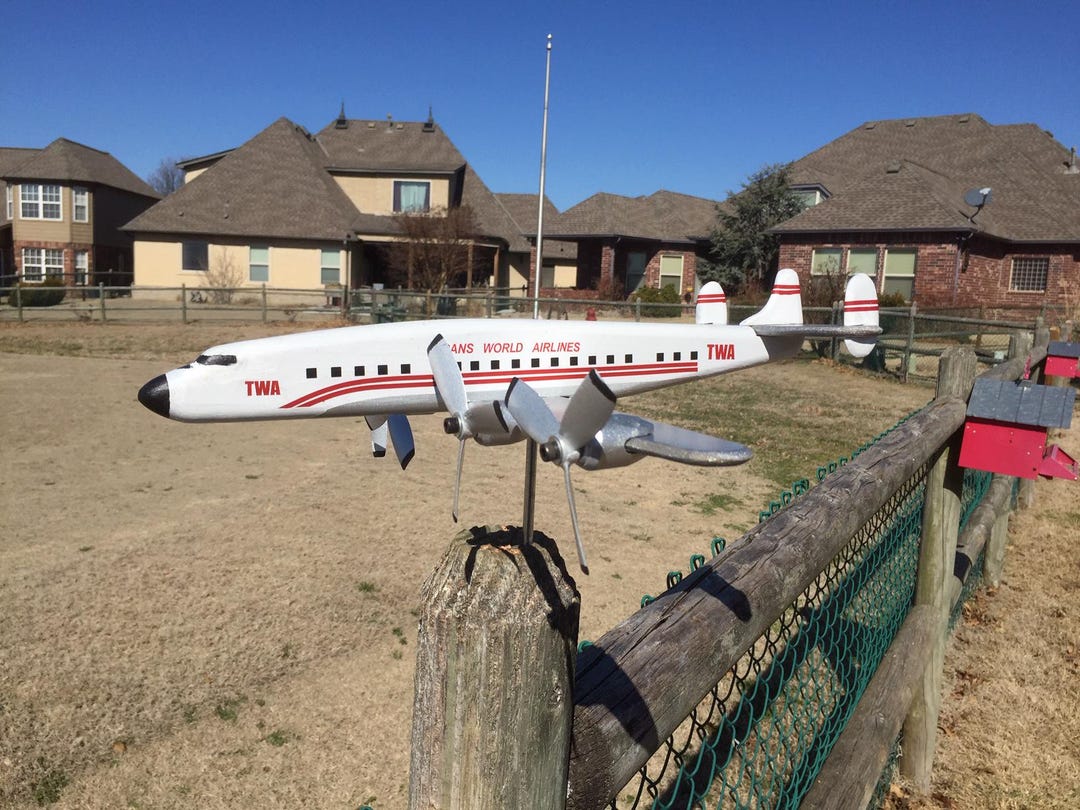 TWA Lockheed Constellation Wind Spinner Whirligig - Etsy
