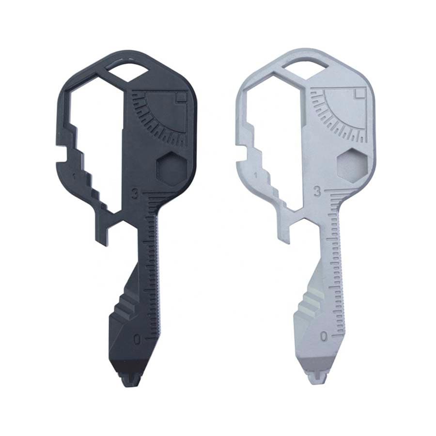 Stainless Steel Key Shaped Pocket Tool for Your Keychain (TSA Friendly ...