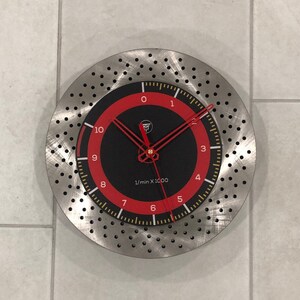 Motor Racing Inspired Handcrafted Brake Rotor Wall Clock - Etsy