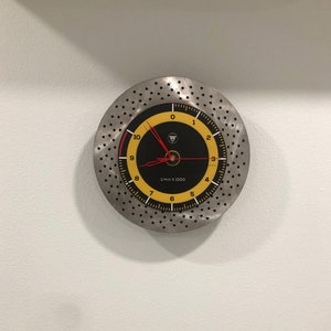 Motor Racing Inspired Handcrafted Brake Rotor Wall Clock - Etsy