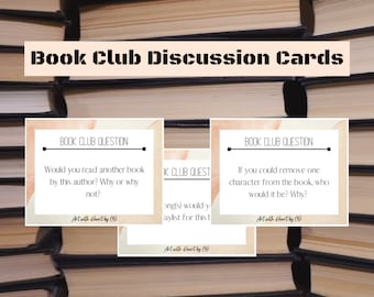 Book Club Question Template - Etsy