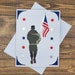 American Soldier, Greeting Card, Veterans Card - Etsy