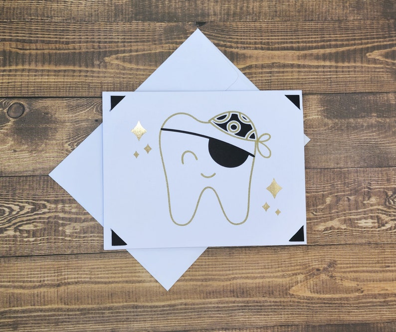 Tooth Card, Tooth Fairy Card, Greeting Card - Etsy